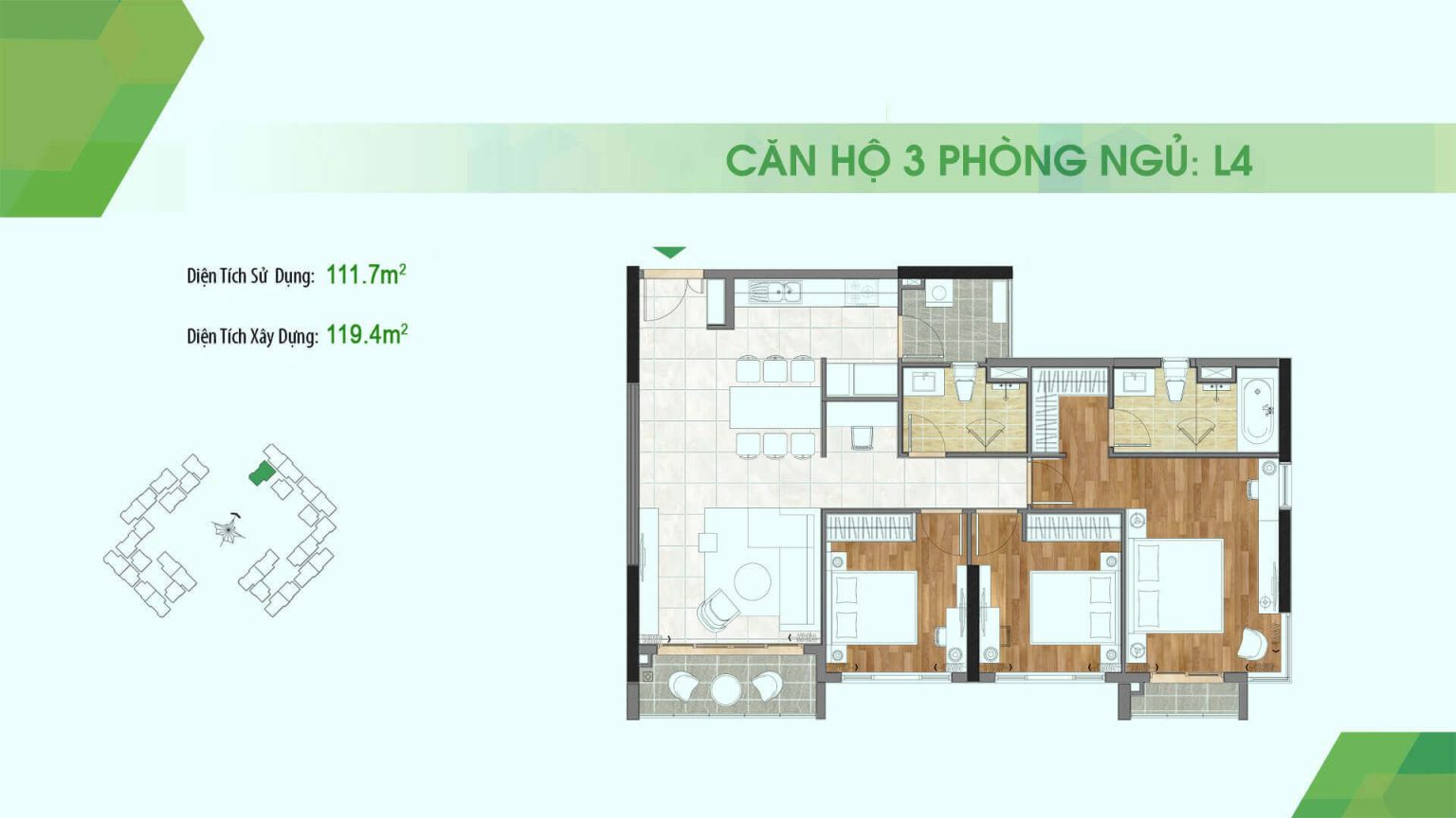 Mặt bằng Layout Căn hộ SADORA - Khu đô thị SALA - Hong Phu Land